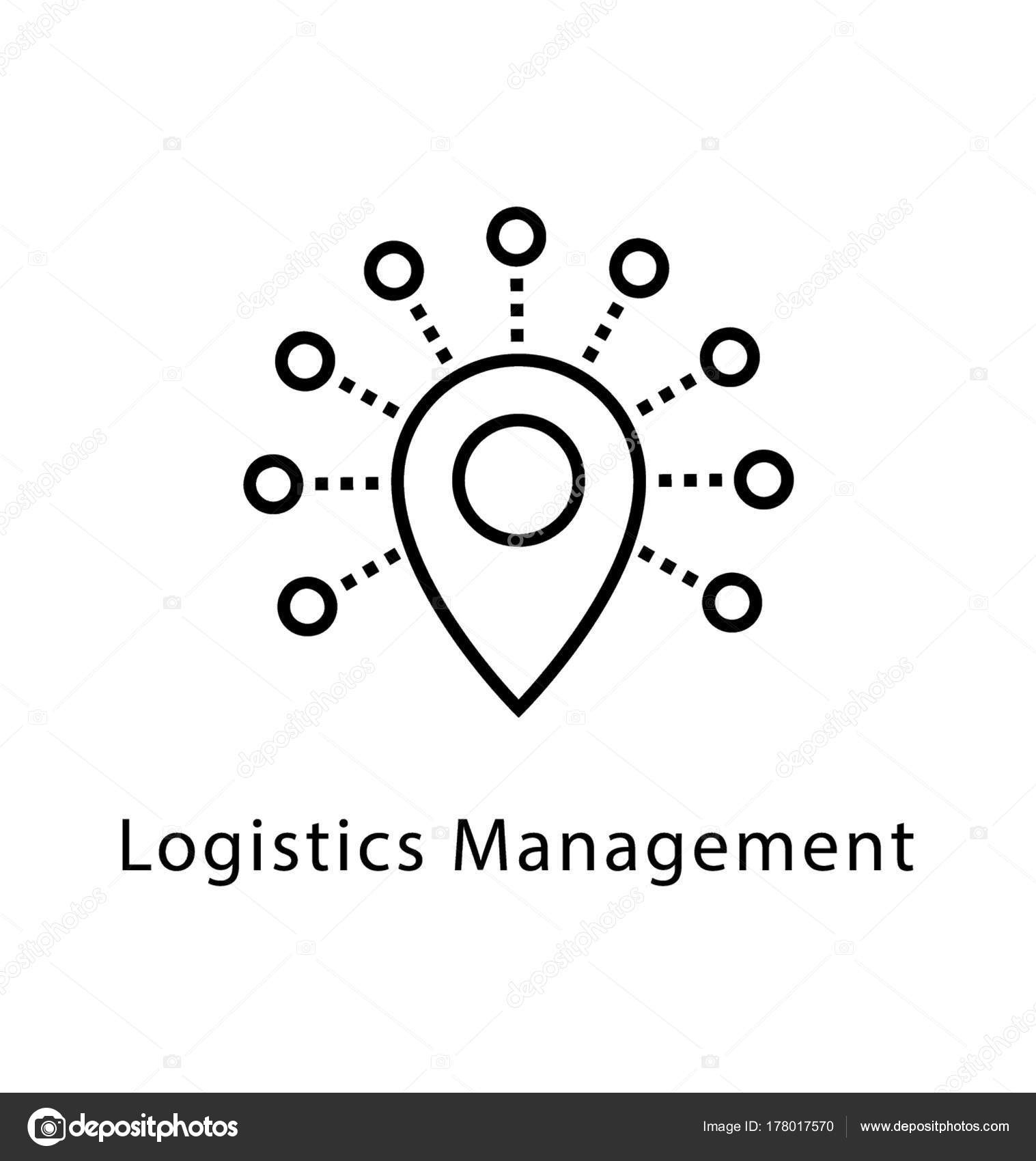 Logistics Management Vector Line Icon Stock Vector Image by ...