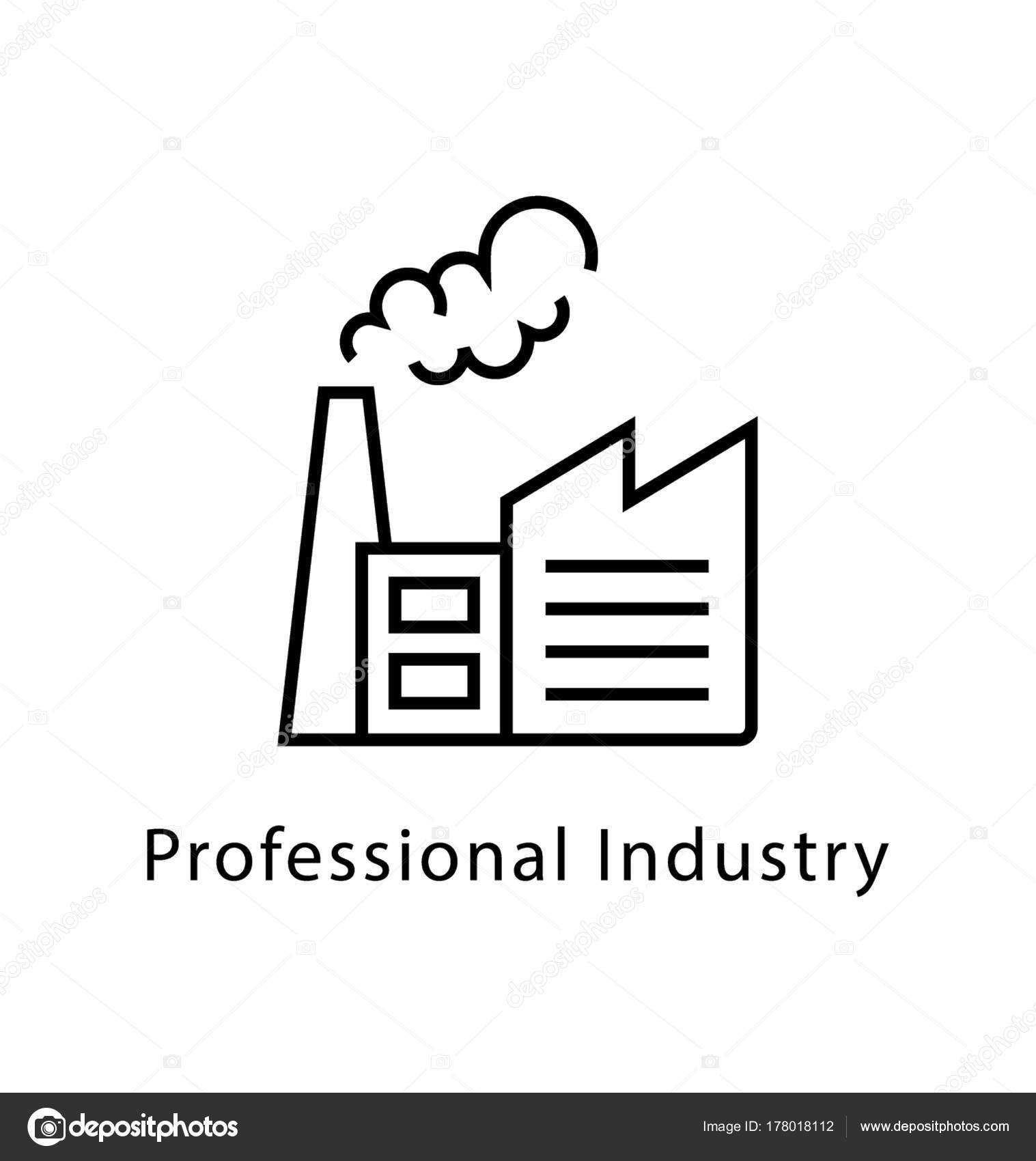 Professional Industry Vector Line Icon Stock Vector by ©creativestall ...