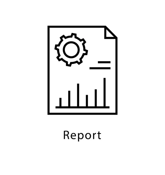 Project Report Icon Audit Data Analytics Icon Glyph Design Stock Vector ...
