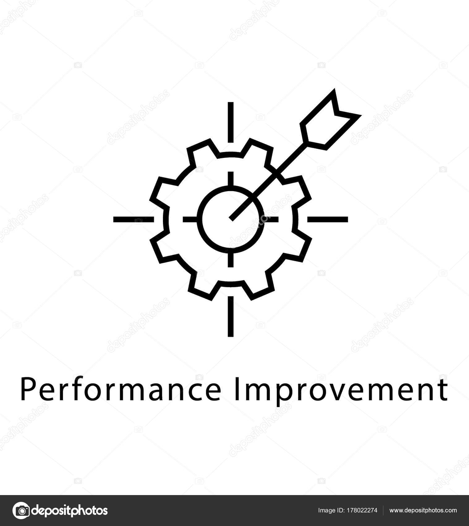 Performance Improvement Vector Line Icon Stock Vector Image by ...