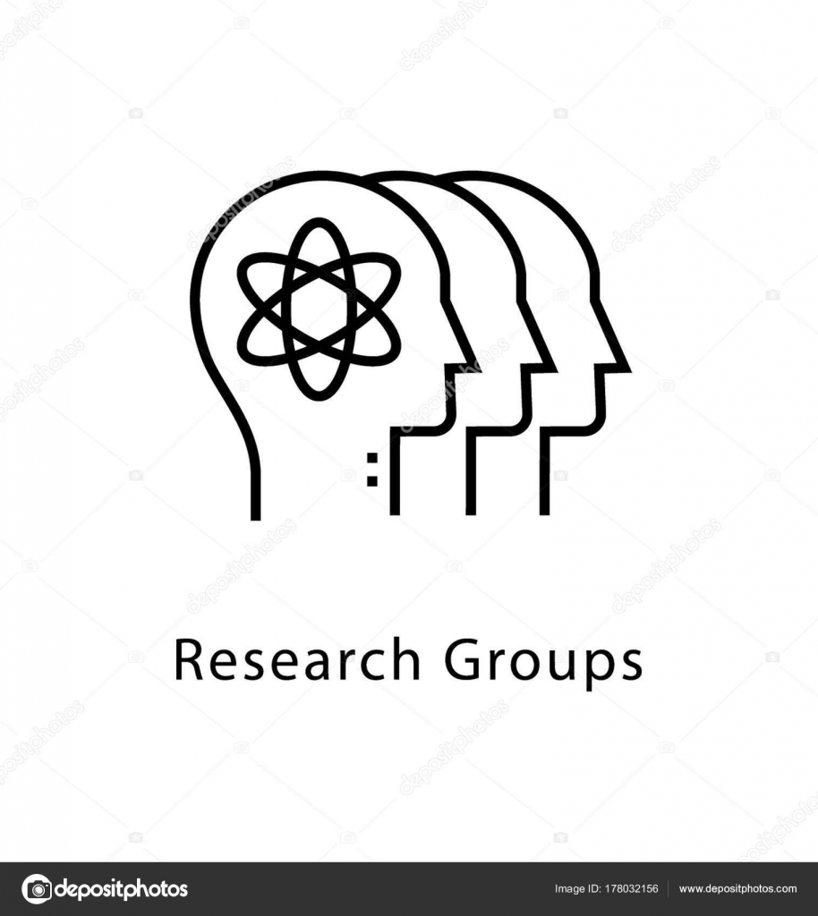 Research Groups Vector Line Icon Stock Vector Image by ©creativestall ...