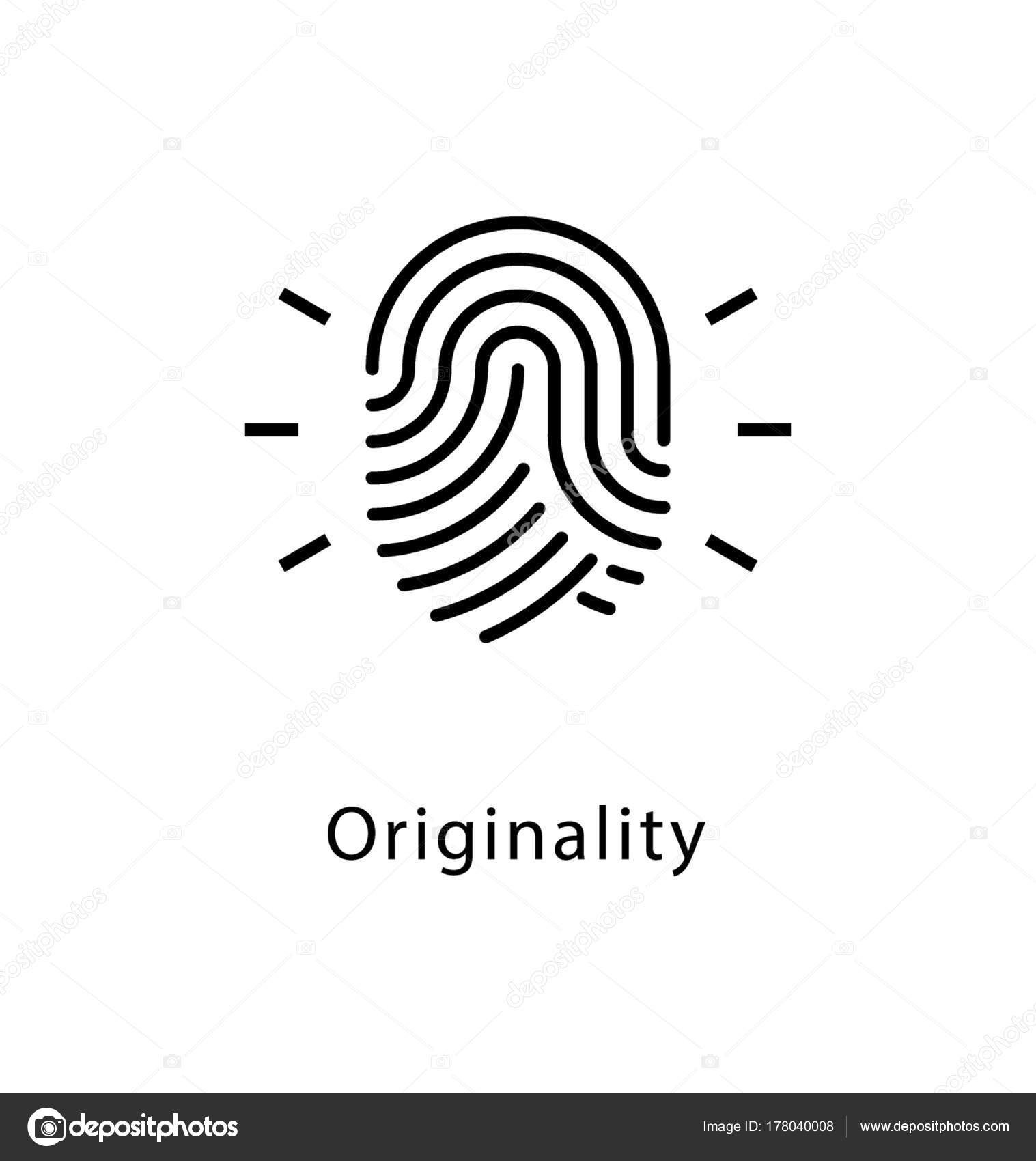 Originality Vector Line Icon — Stock Vector © creativestall #178040008