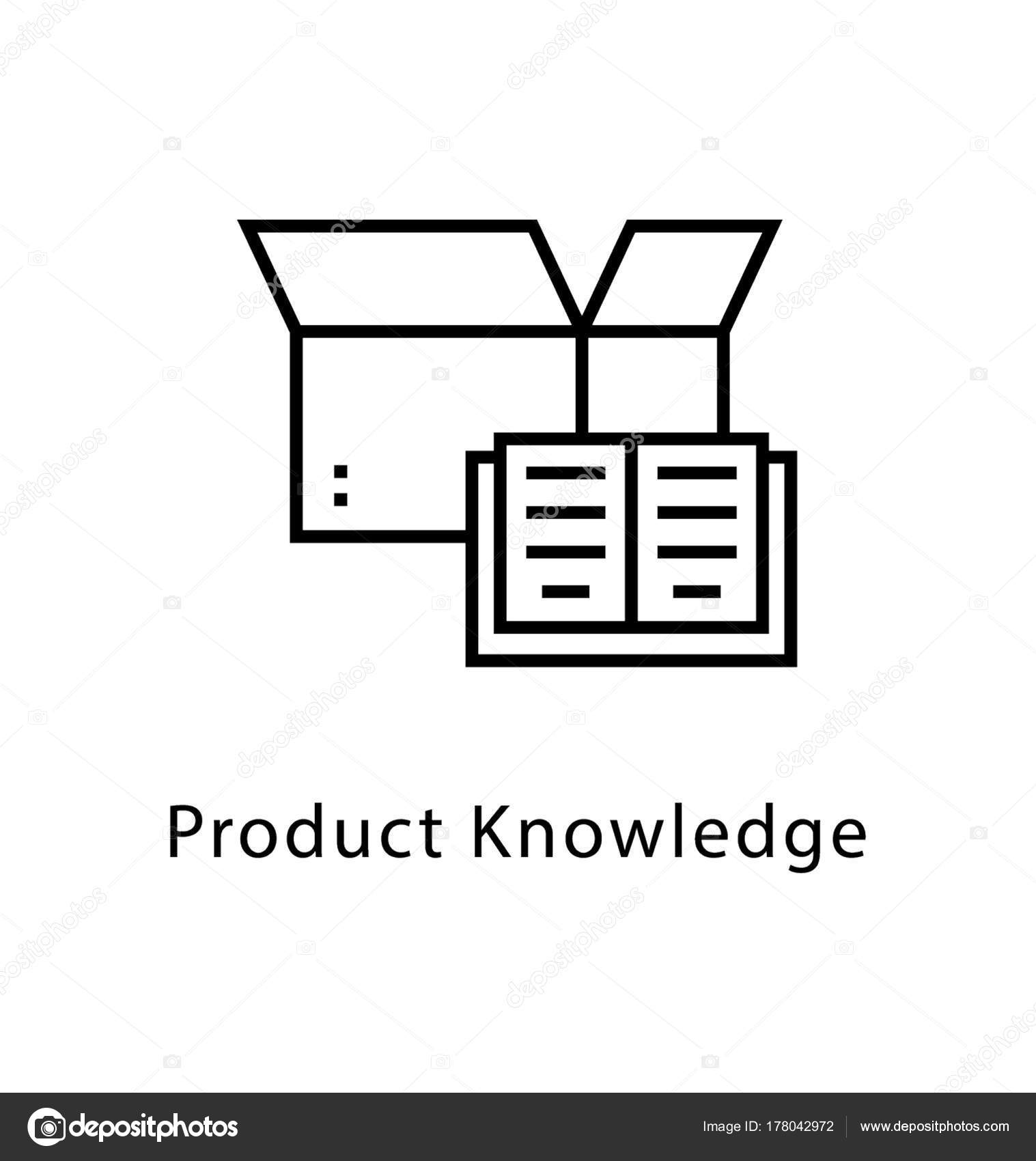 Product Knowledge Vector Line Icon Stock Vector by ©creativestall 178042972
