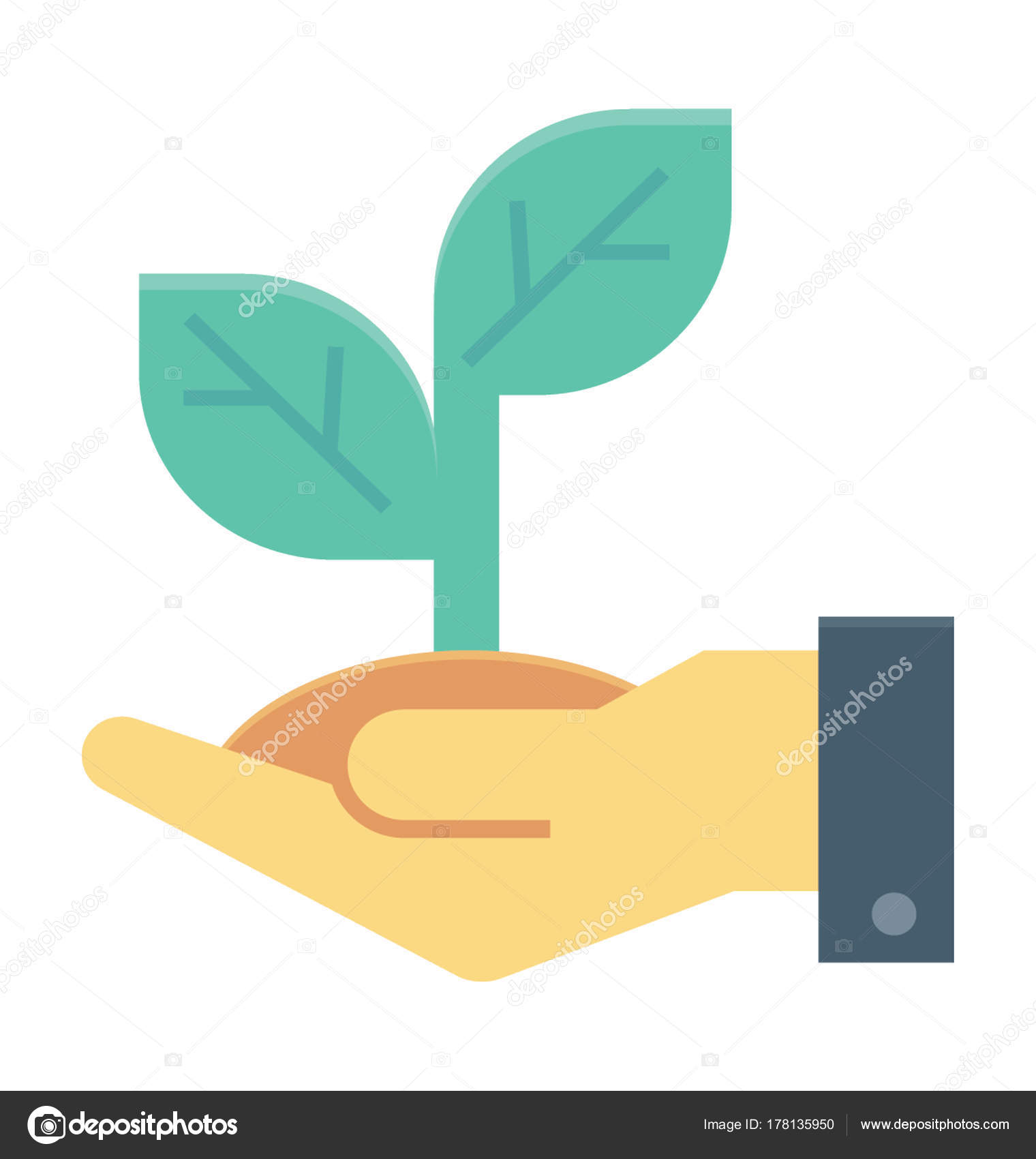 Plant Care Vector Icon Stock Vector by ©creativestall 178135950