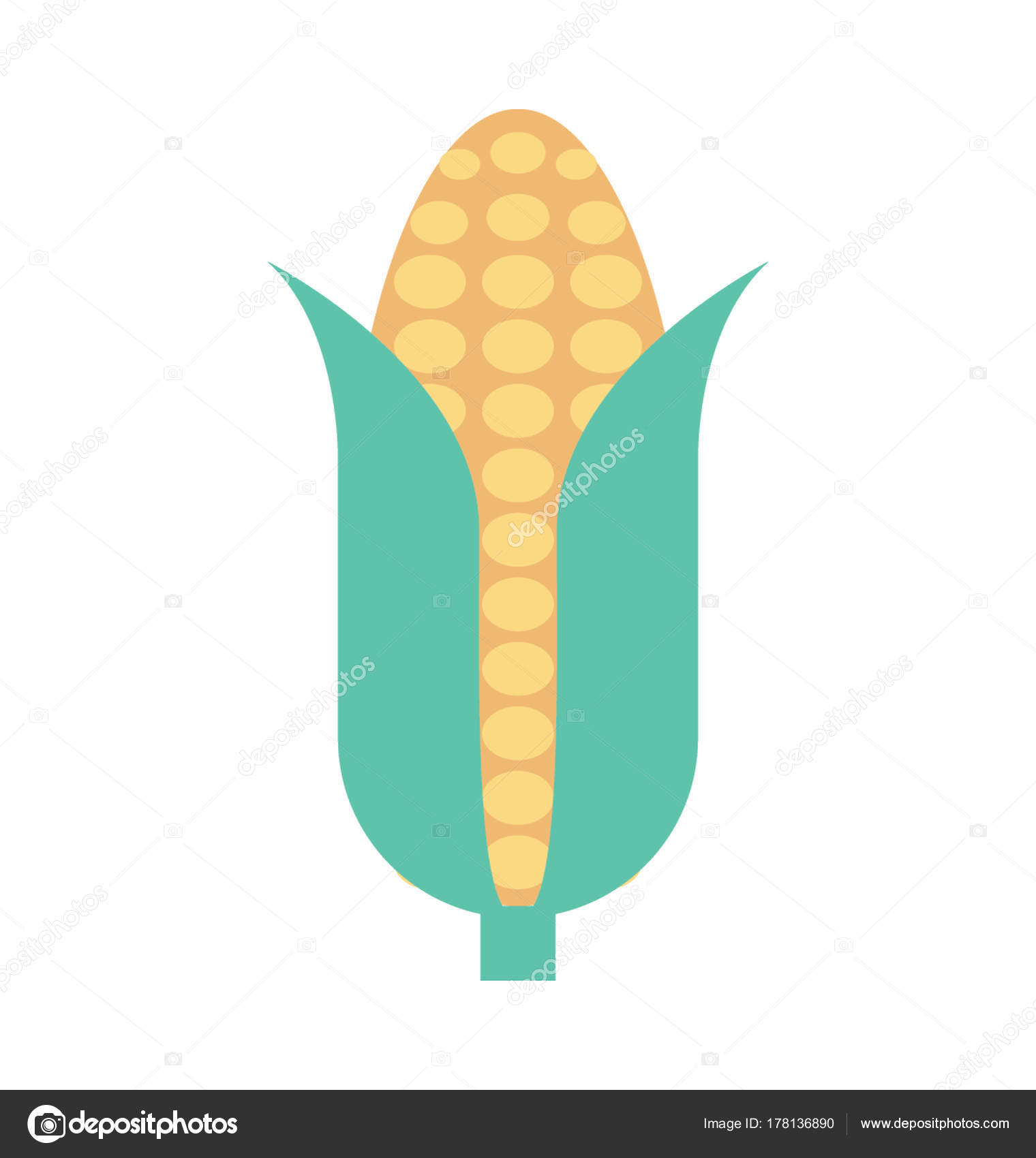 Vector de maíz icono Vector de stock #178136890 de ©creativestall