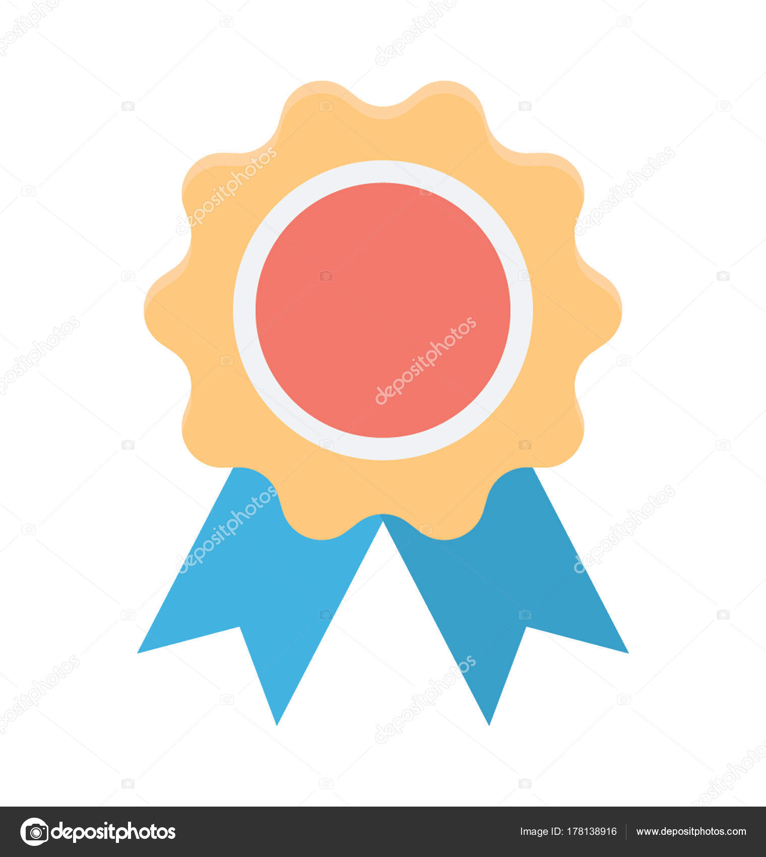 Award Badge Vector Icon Stock Vector by ©creativestall 178138916