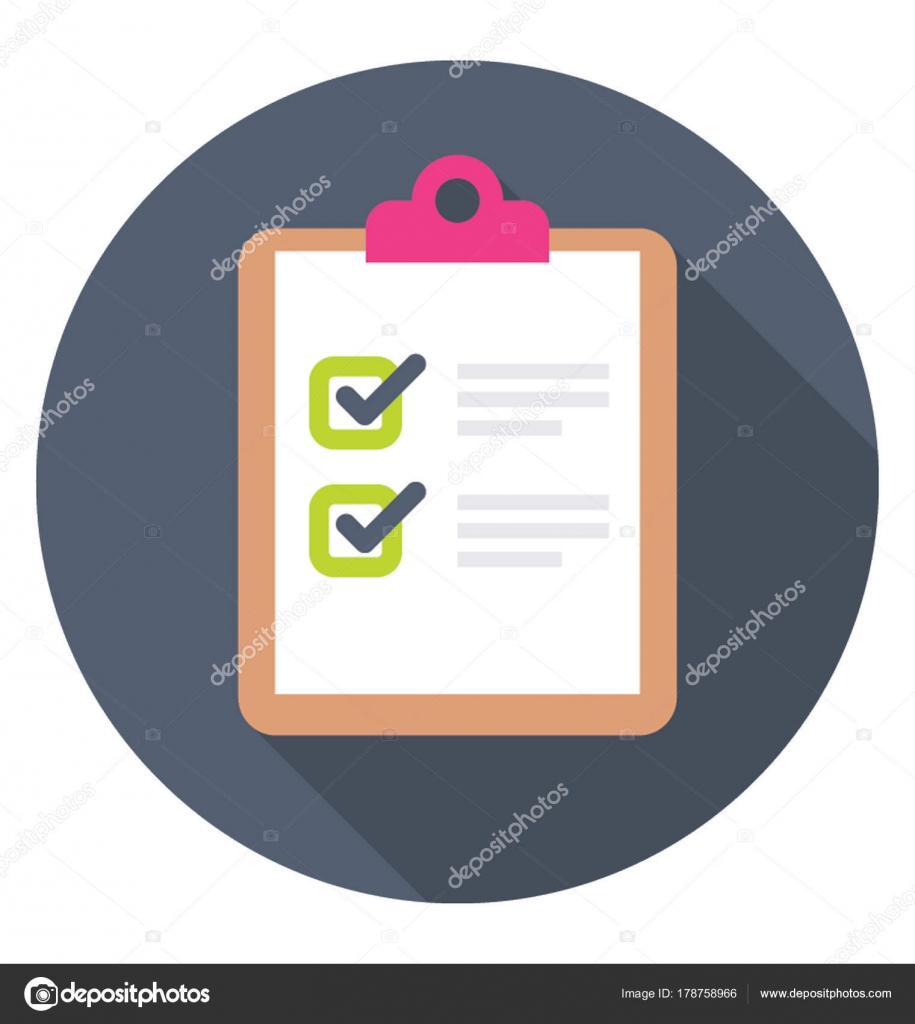 Lista Verificación Vector Icono Vector de stock #178758966 de ...