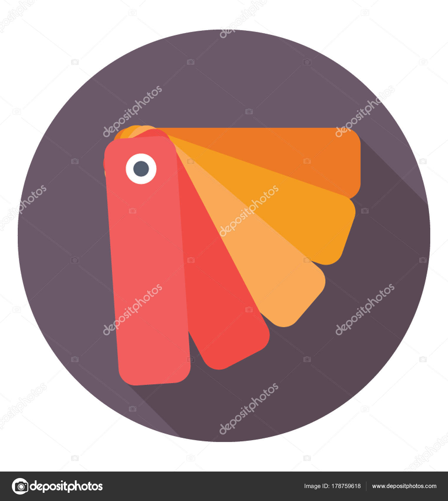 Paint Swatch Vector Icon Stock Vector Image by ©creativestall #178759618