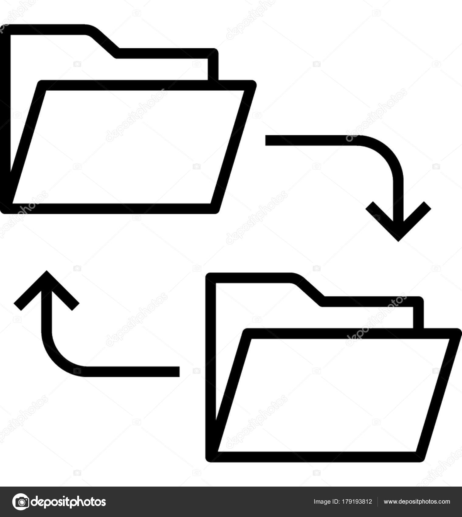 Compartir Archivos Vector Icono Vector de stock por ©creativestall ...