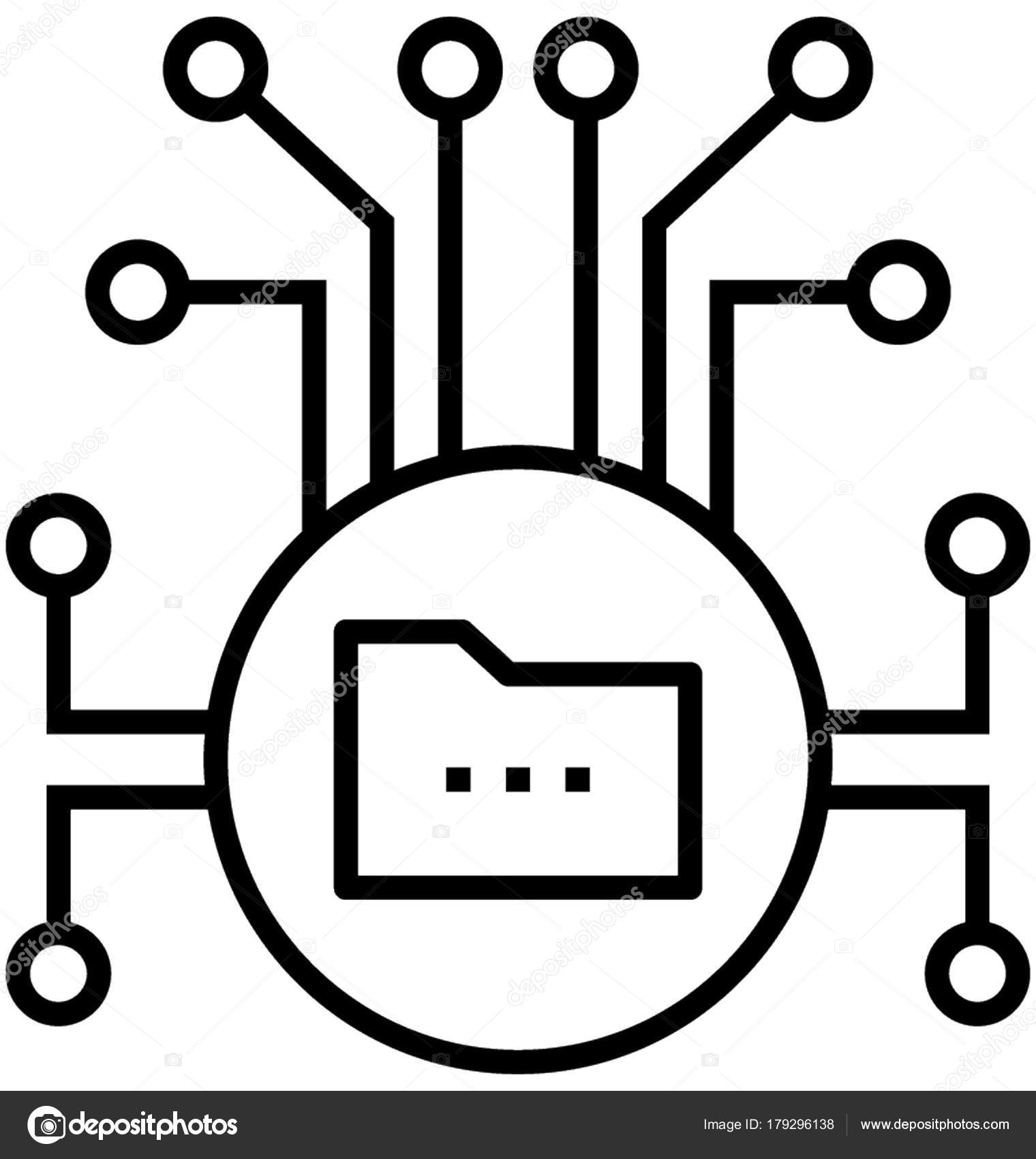 Network Sharing Vector Icon Stock Vector by ©creativestall 179296138