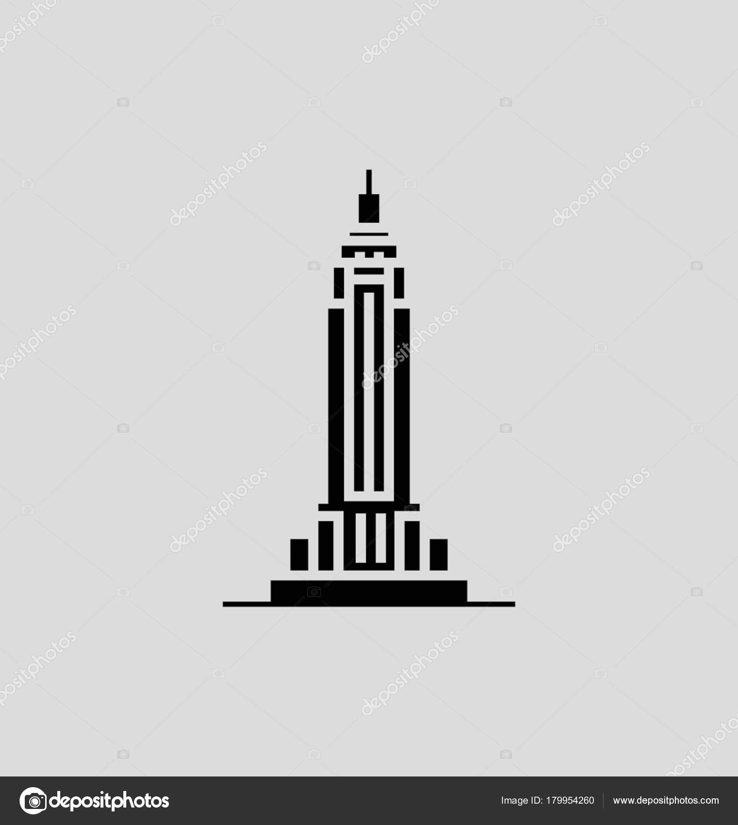 Empire State Building Vector Illustration Stock Vector by ...