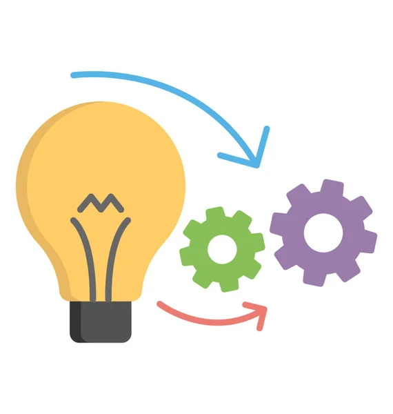 Liniensymbol Erfüllung Umsetzung Stock-Vektorgrafik von ©creativestall ...