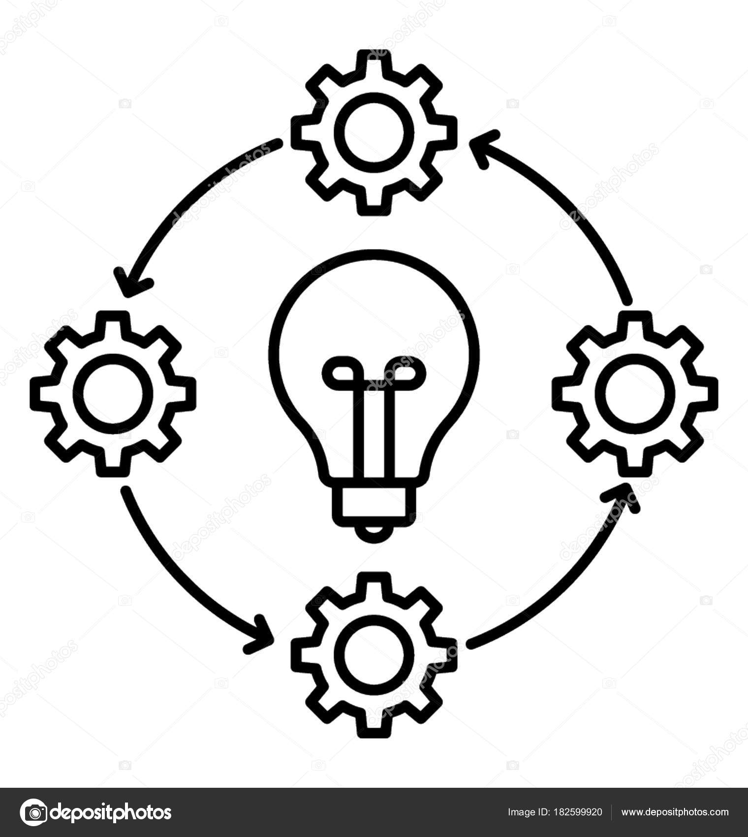 Line Icon Talent Management Skills Transformation Stock Vector by ...
