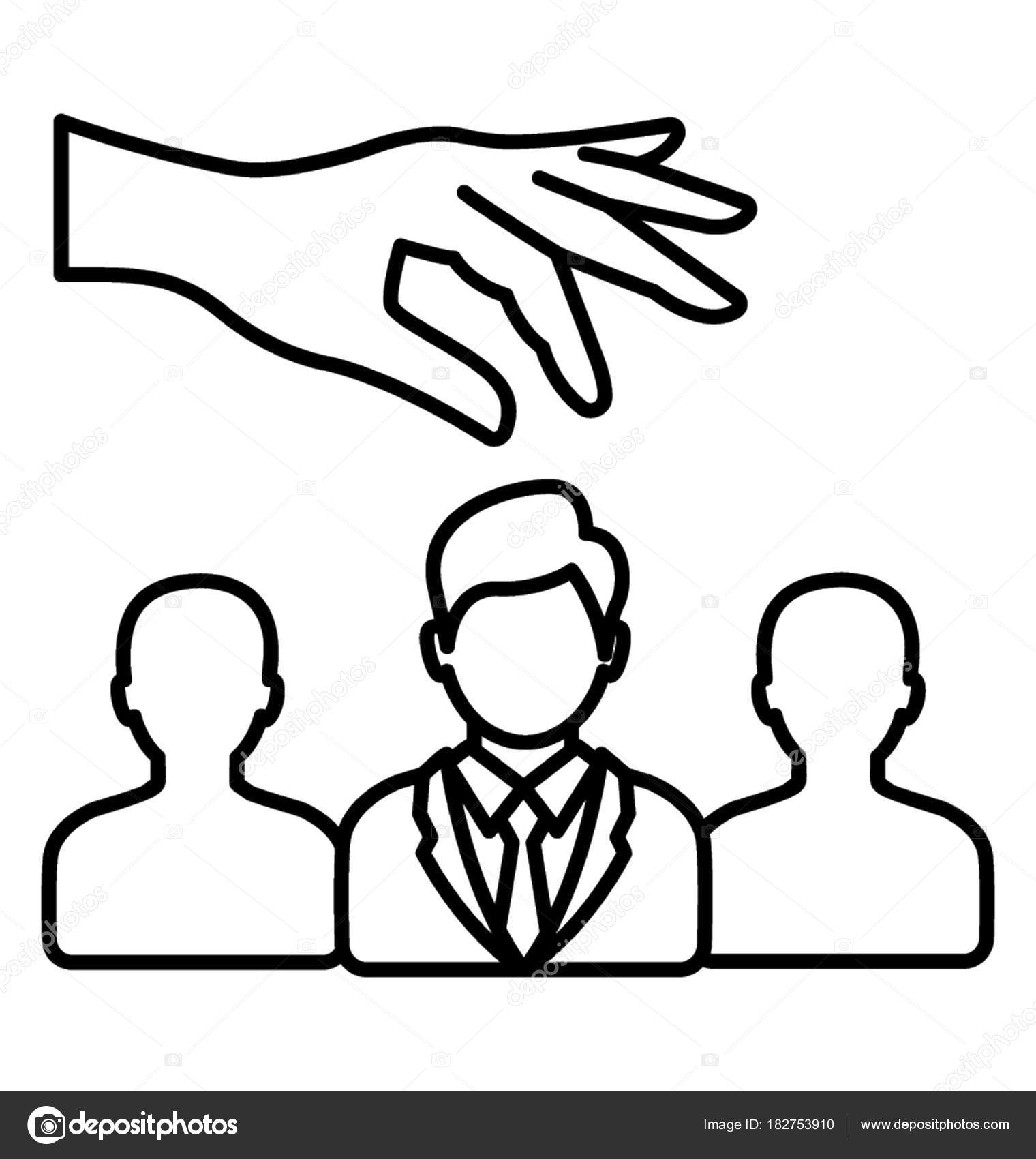 Candidate Selection Line Icon Recruitment Process — Stock Vector ... Candidate Selection Line Icon Recruitment Process — Stock Vector ...