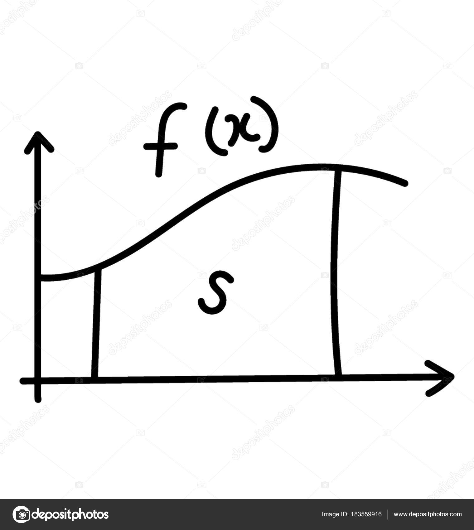 Doodle Icon Counting Integral Graph — Stock Vector © creativestall ...