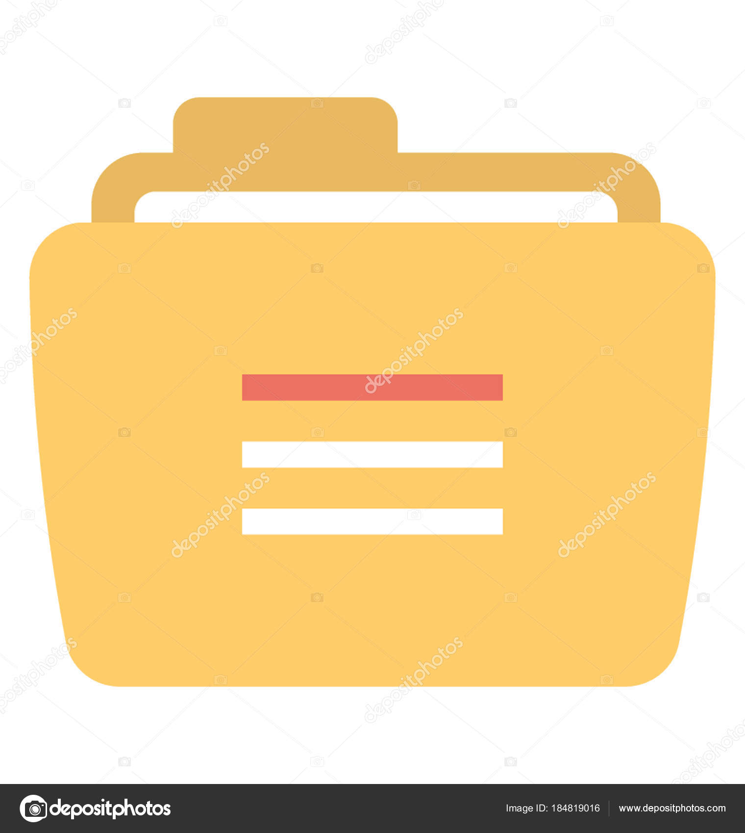 Open File Icon Vector