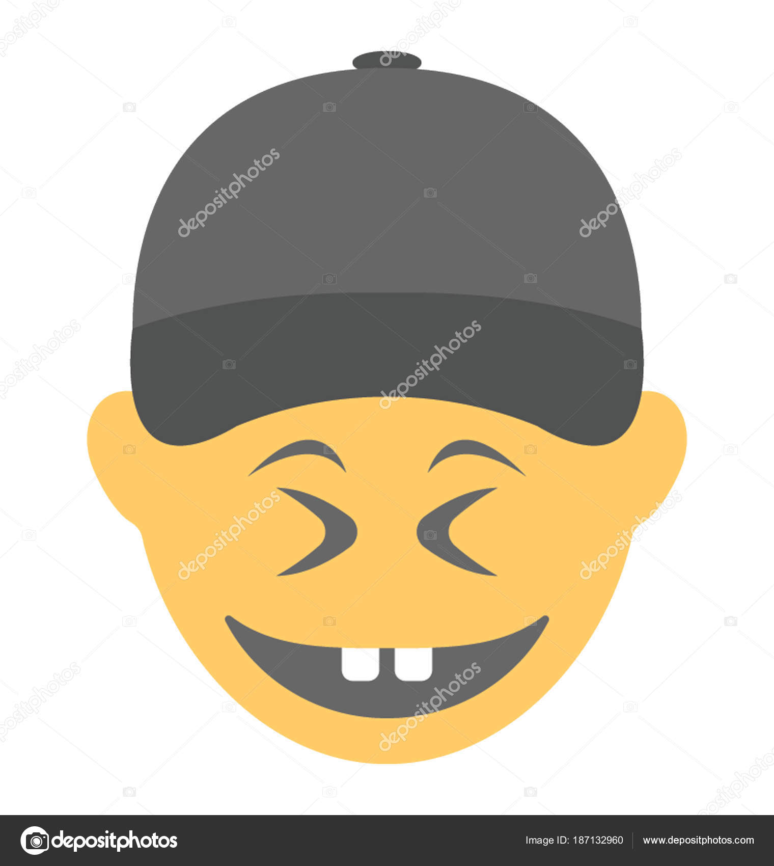 Smiley Showing Nerdy Face Stock Illustration by ©creativestall #187132960