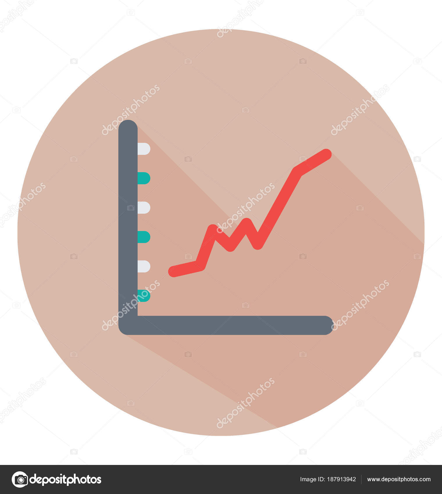 Line Graph Growth Analysis Stock Vector Image by ©creativestall #187913942