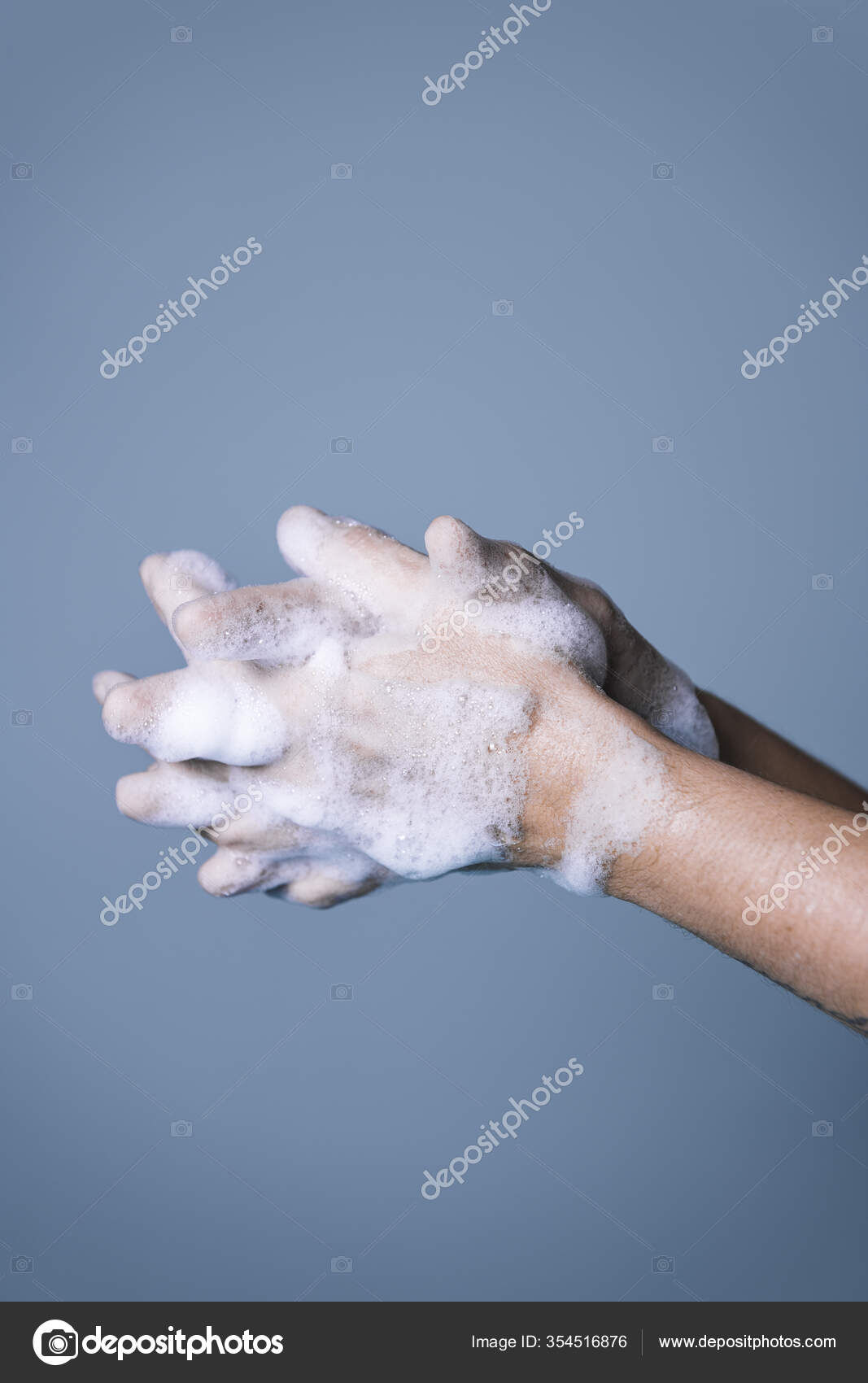 Step Step Procedure Correct Hand Washing Proper Disinfection Step Three ...