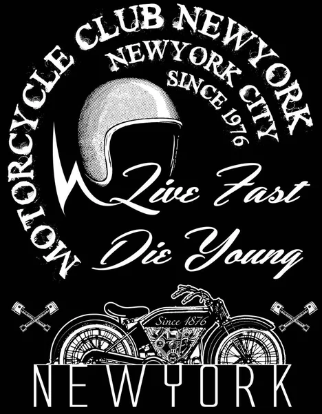 Motorcycle Club Poster Vintage Man T shirt Graphic Vector Design ...