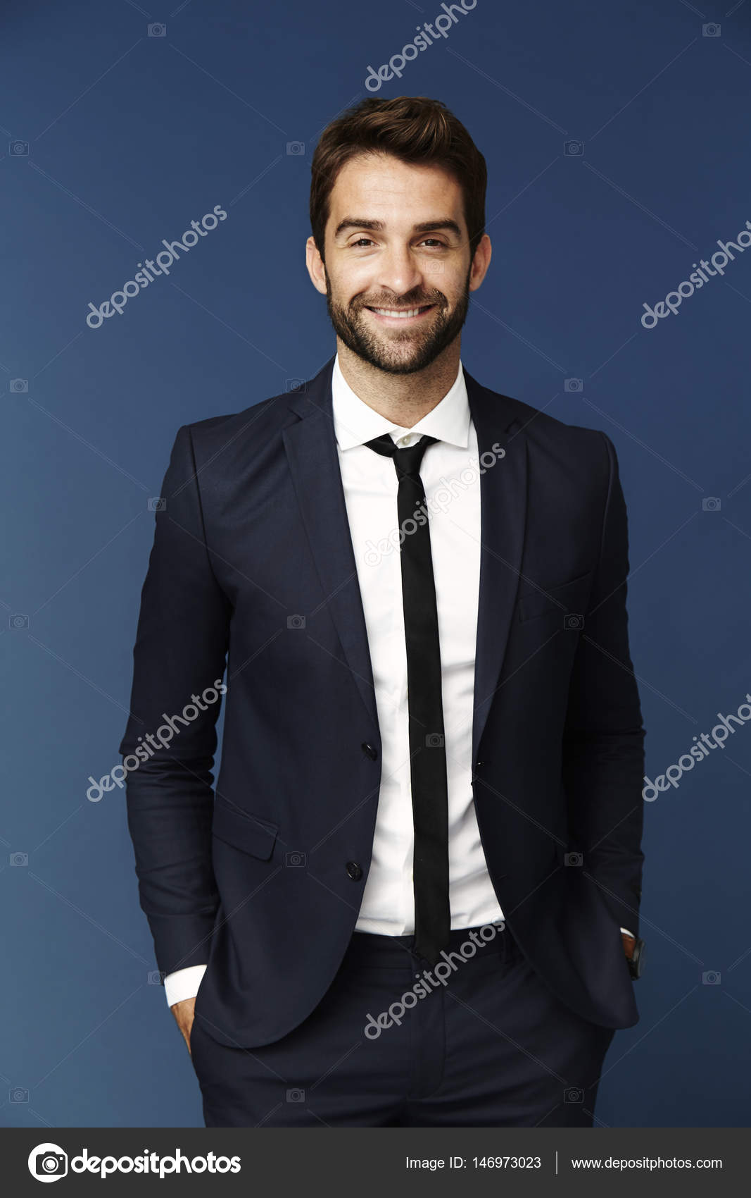 Handsome man in suit Stock Photo by ©sanneberg 146973023
