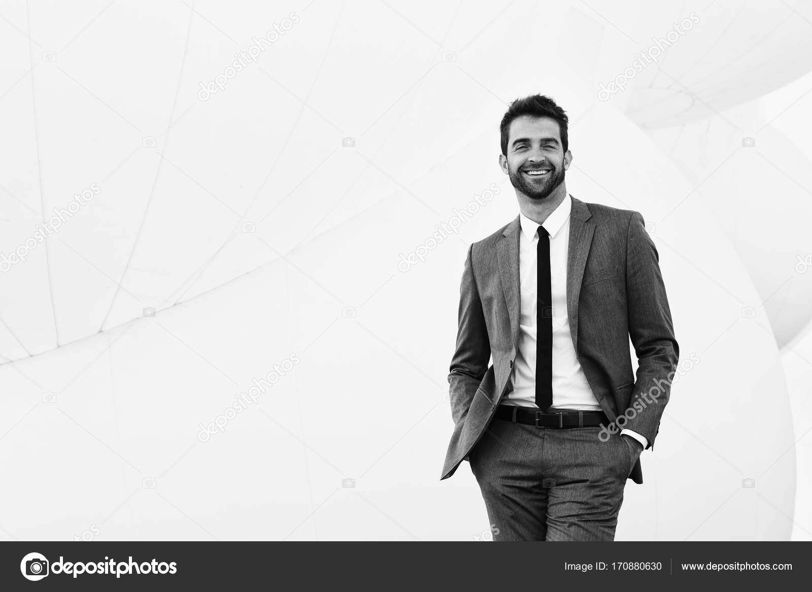 Smiling sharp suited guy — Stock Photo © sanneberg #170880630