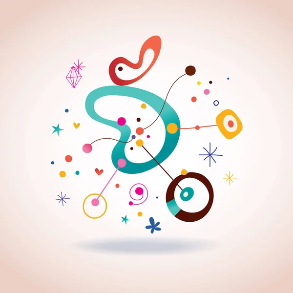 Abstract art retro border design elements Stock Vector Image by ...