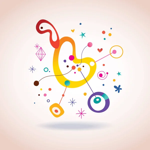 Abstract art retro border design elements Stock Vector Image by ...