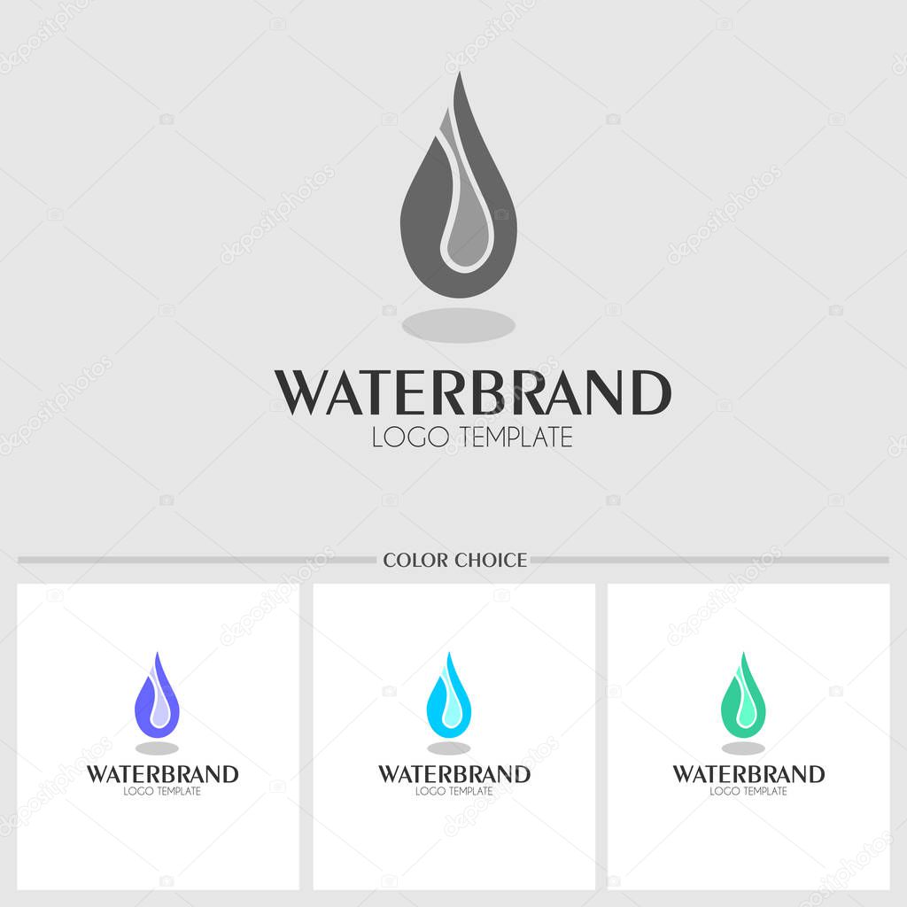 Plantilla de logotipo de agua Vector de stock por ©yugra 130475162