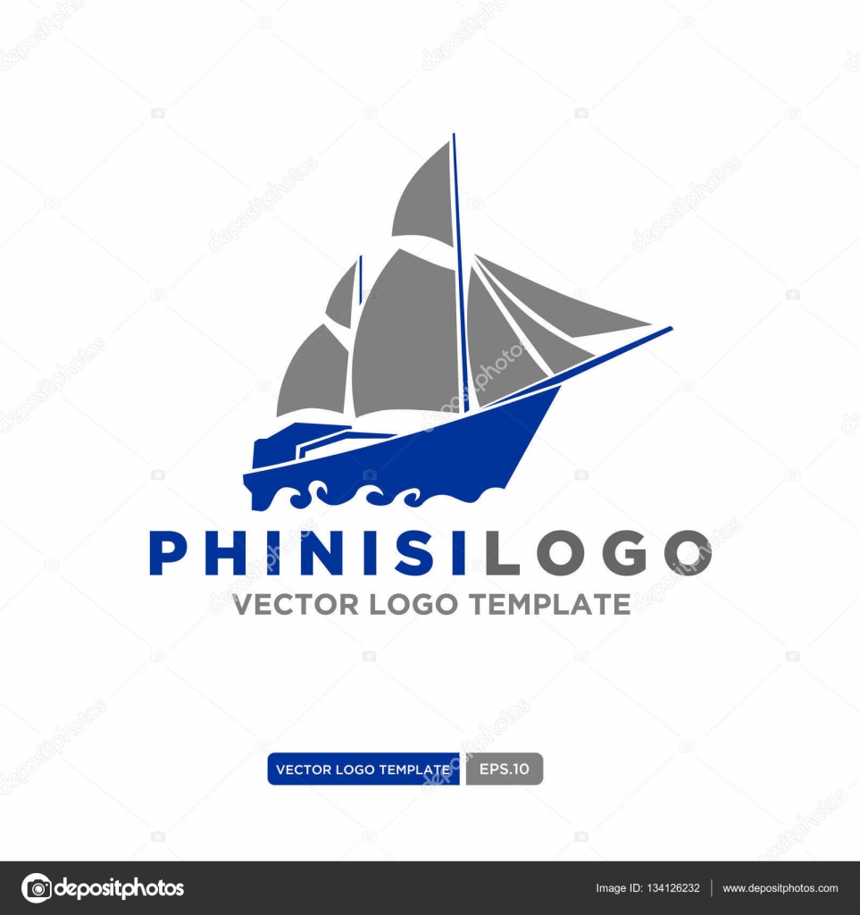 Phinisi logo | Phinisi logo illustration — Stock Vector © yugra #134126232