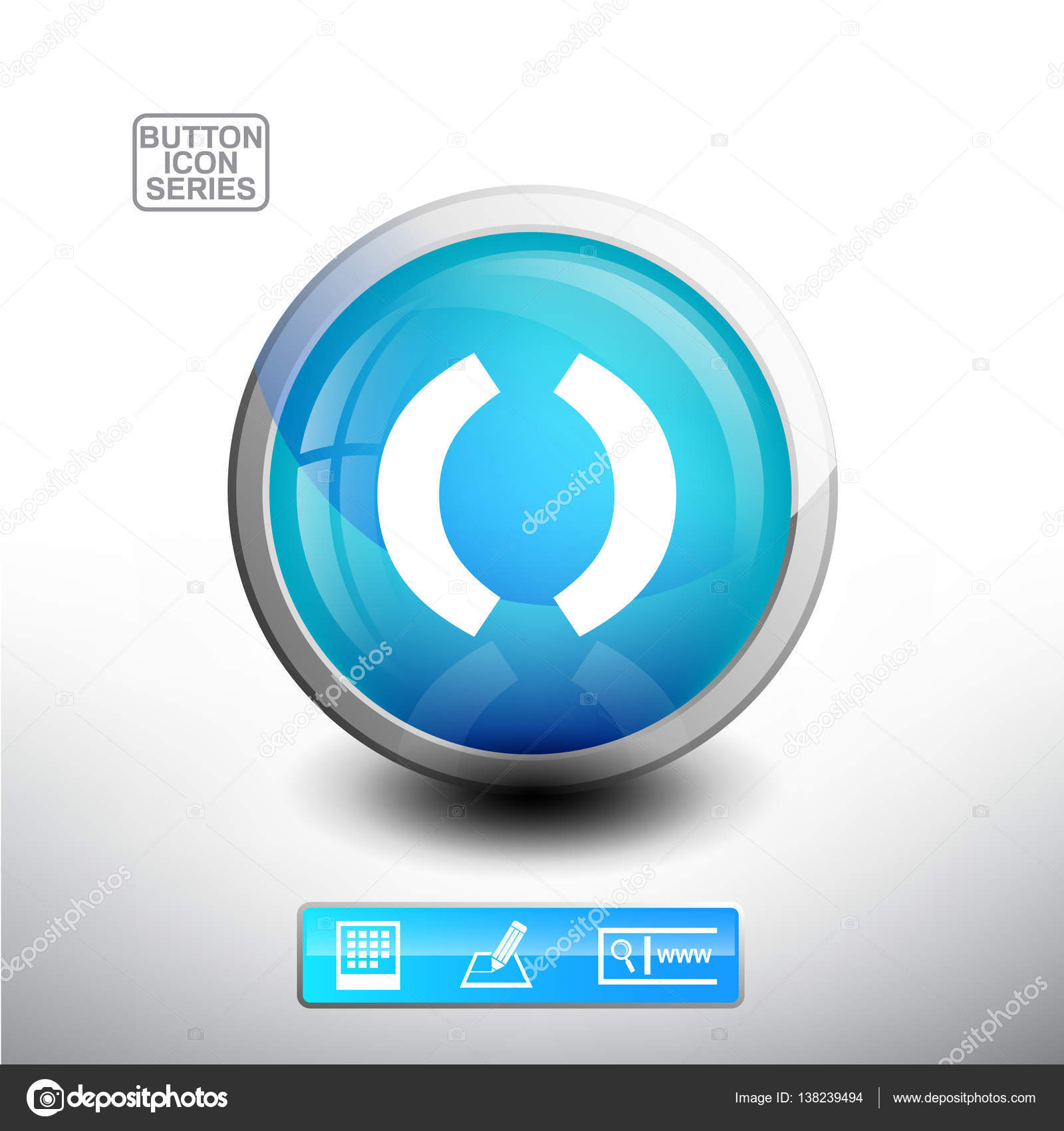 Punctuation in 3D Glossy Button Stock Vector Image by ©yugra #138239494