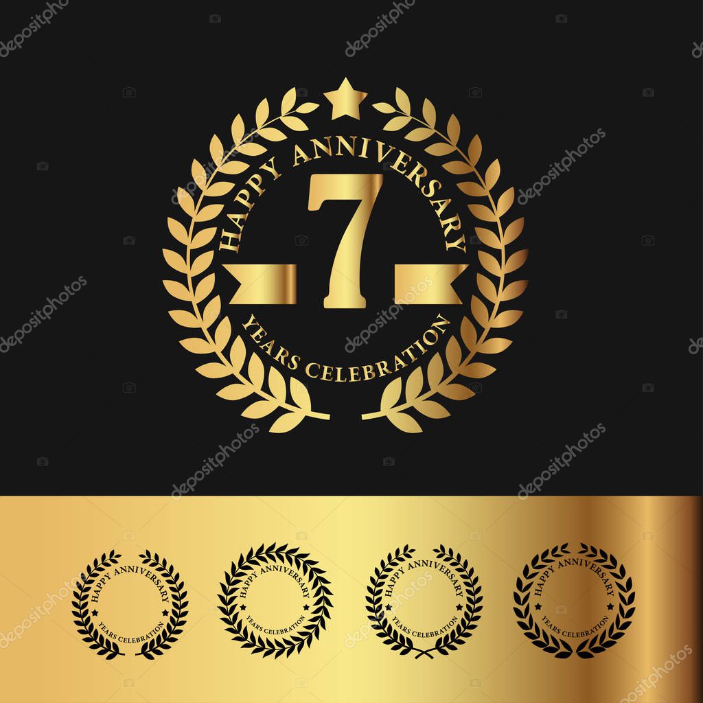 Corona de Laurel de Oro 7 Aniversario 2024