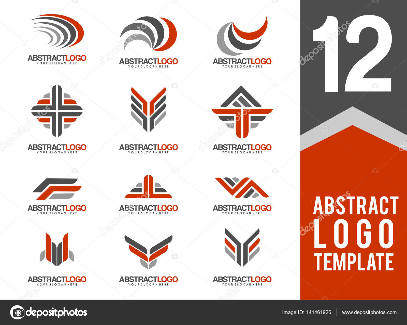 Abstract logo template — Stock Vector © yugra #141461926