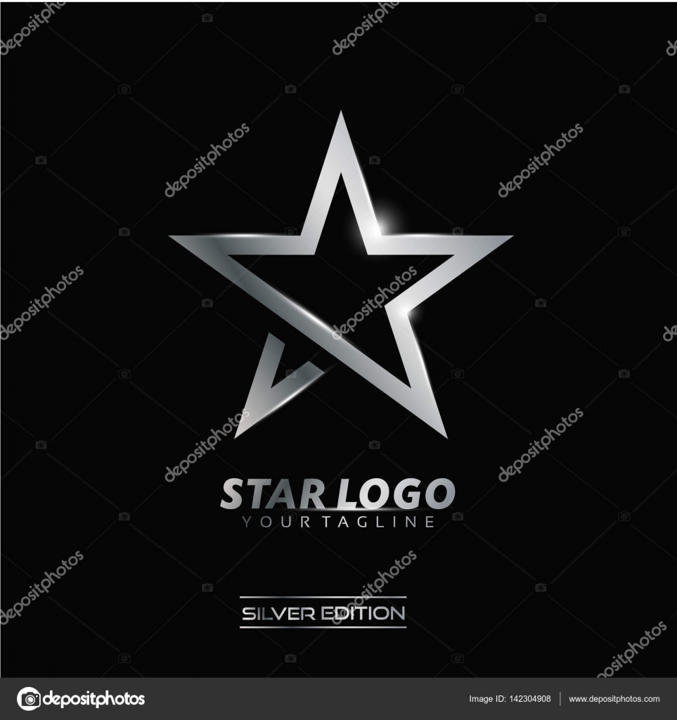 Silver Star Logo Stock Vector Image by ©yugra #142304908