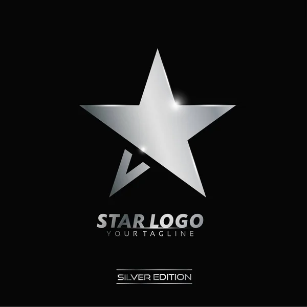 Silver Star Logo Stock Vector Image by ©yugra #142305034