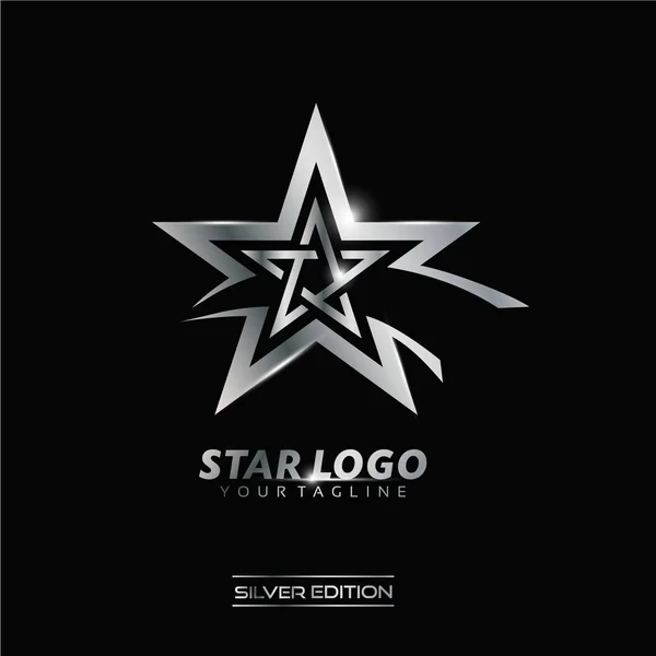 Silver Star Logo Stock Vector Image by ©yugra #142305244