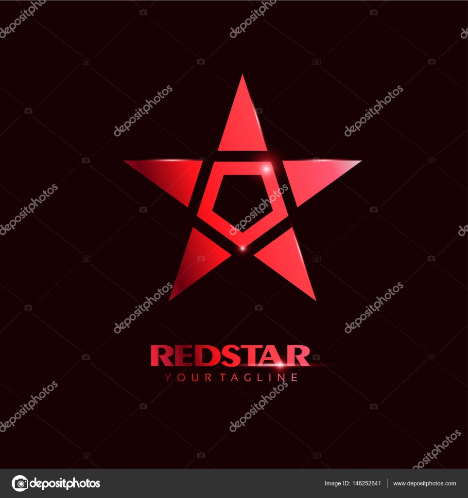 Red Star Logo Stock Vector Image by ©yugra #146252641