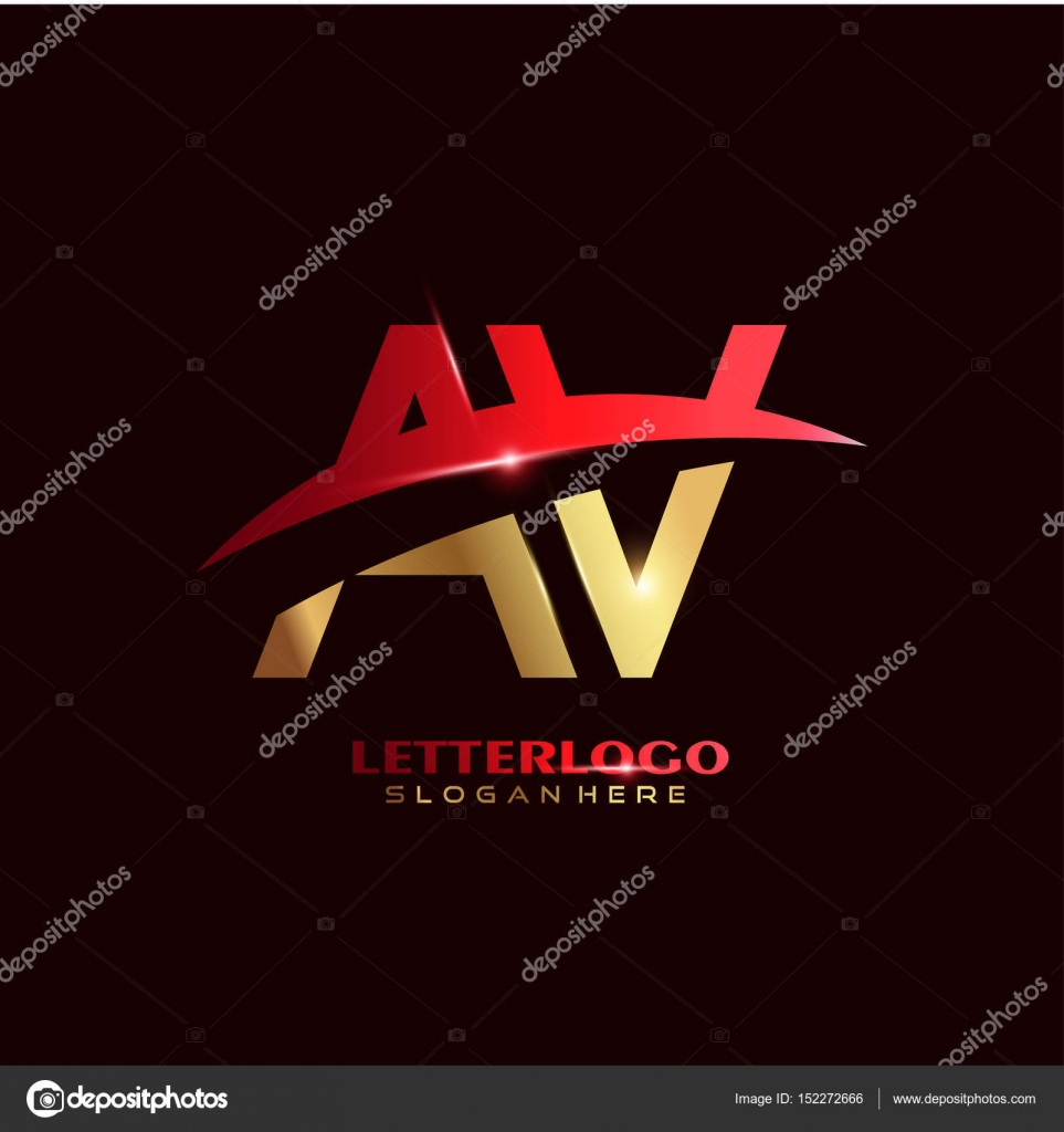 AV graphic Letter logo Stock Vector Image by ©yugra #152272666