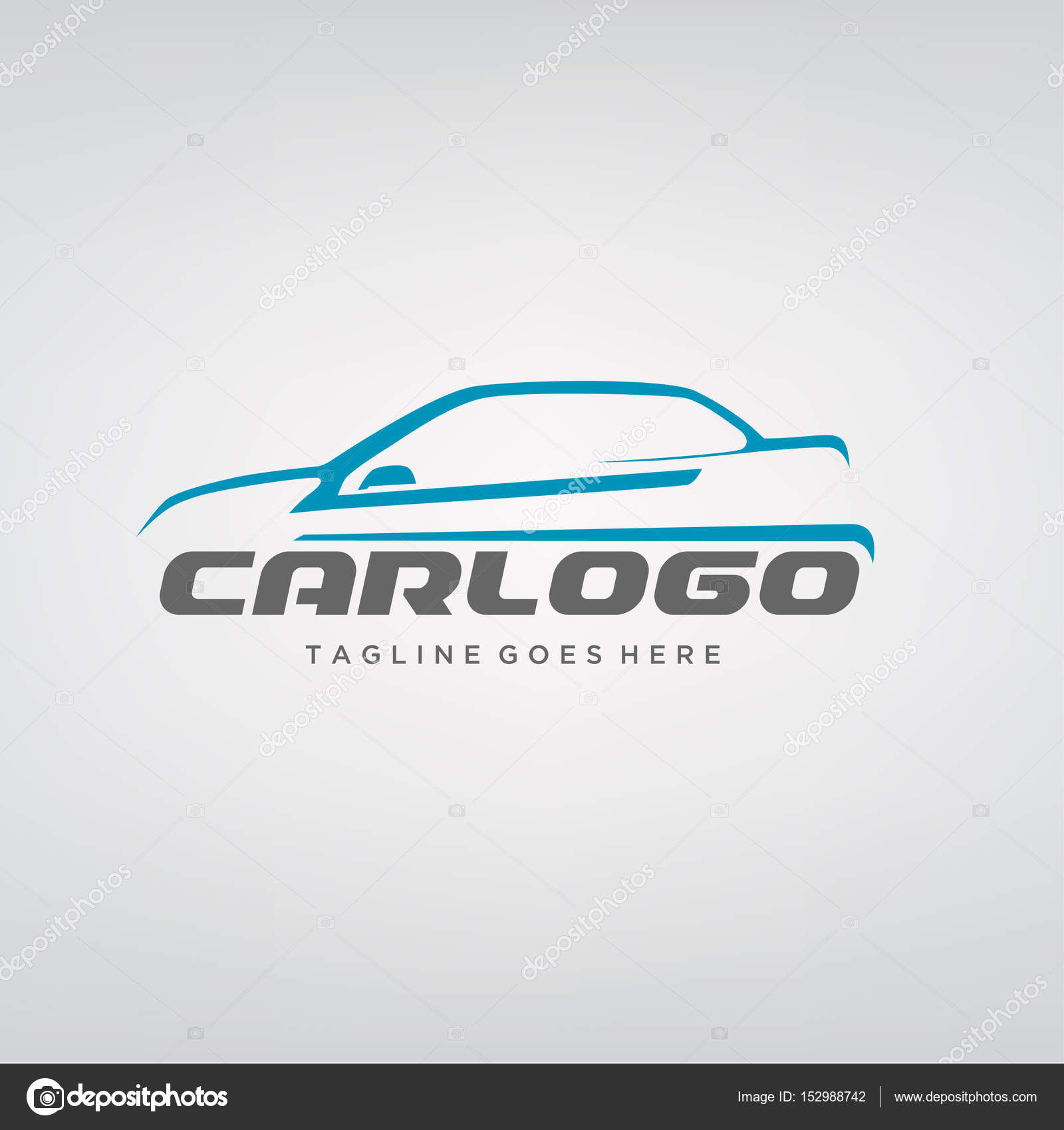 Blue Car Logo Stock Vector Image by ©yugra #152988742