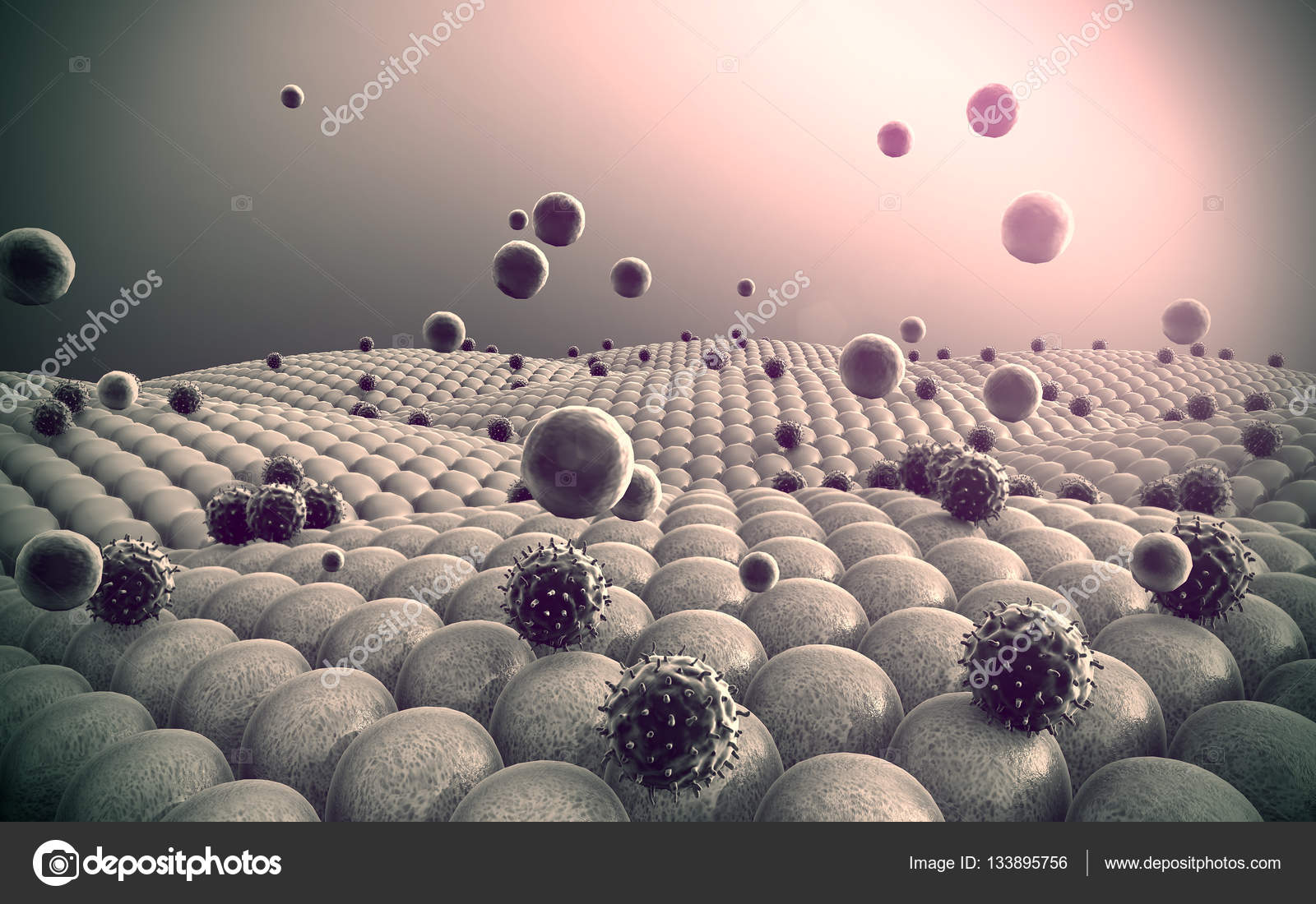 Macrophages attack the cells — Stock Photo © Ugreen #133895756