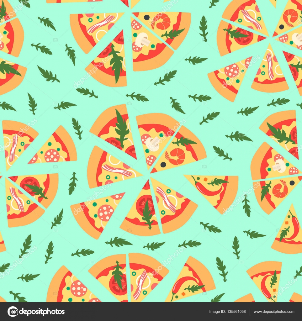 Repeating Pizza Background