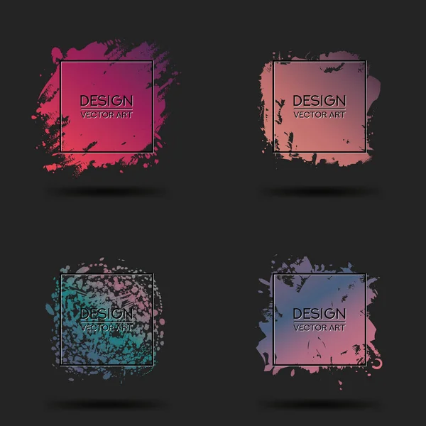 Vector Frame Text Modern Art Graphics Hipsters Dynamic Frame Stylish ...