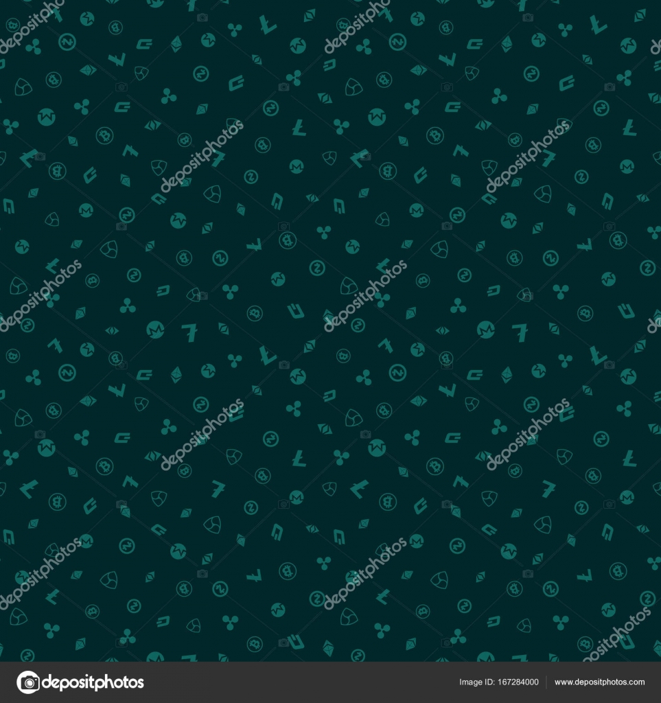 Cryptocurrency Seamless Pattern background. Stock Vector Image by ©InVentoriS #167284000