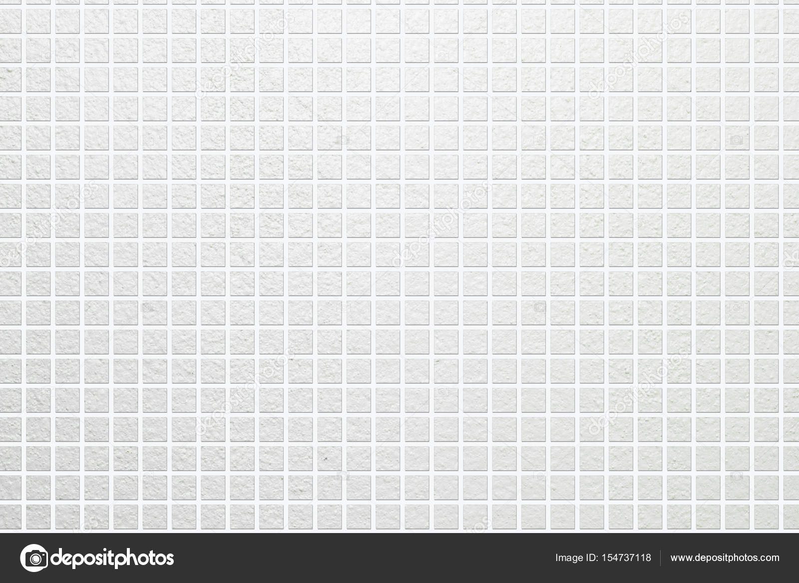 White Mosaic Tiles wall abstract background and texture — Stock Photo ...