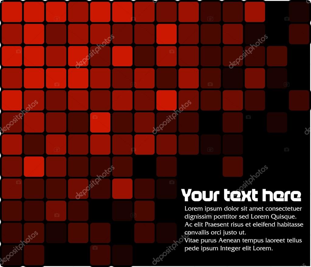 Template with red squares — Free Stock Vector © JonnyDrake #127294586