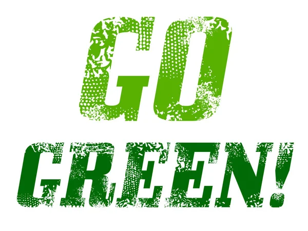 Go green Vector Art Stock Images | Depositphotos