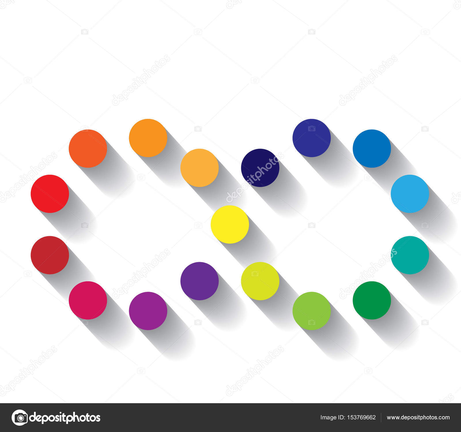 Colorful infinity sign Stock Vector by ©JonnyDrake 153769662