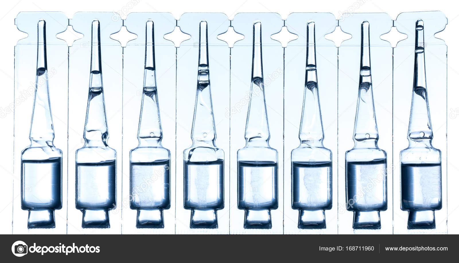 Ampoule with a liquid for injection isolated on white Stock Photo by ...