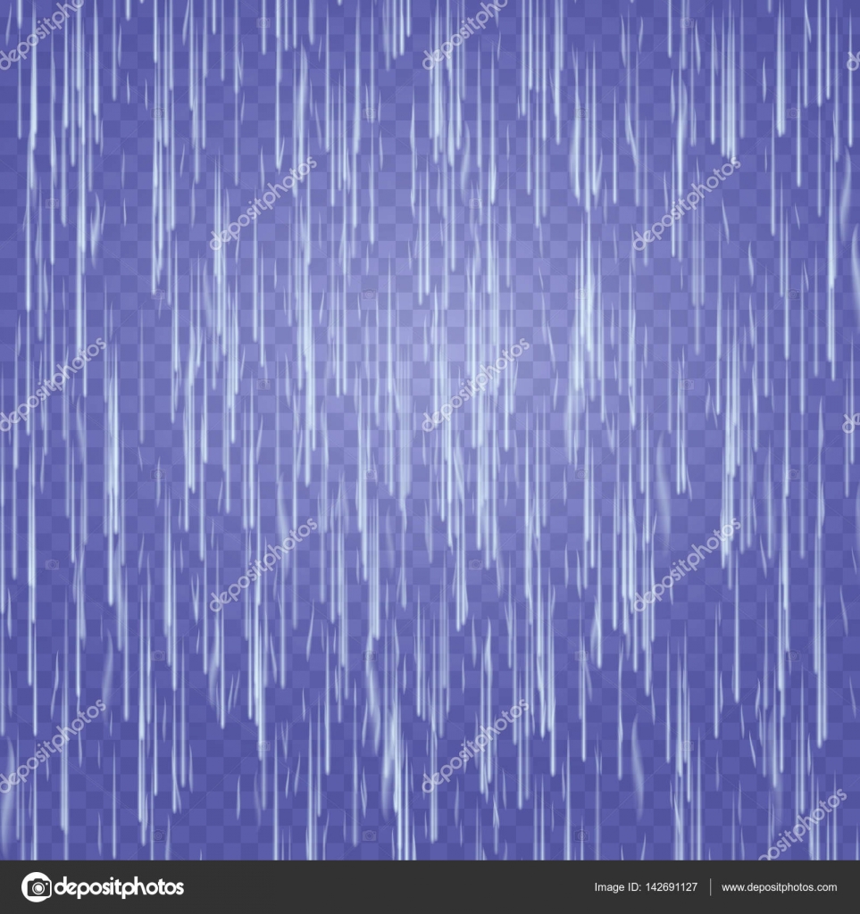 Transparent Waterfall Vector. Abstract Falling Water Texture. Nature Or ...