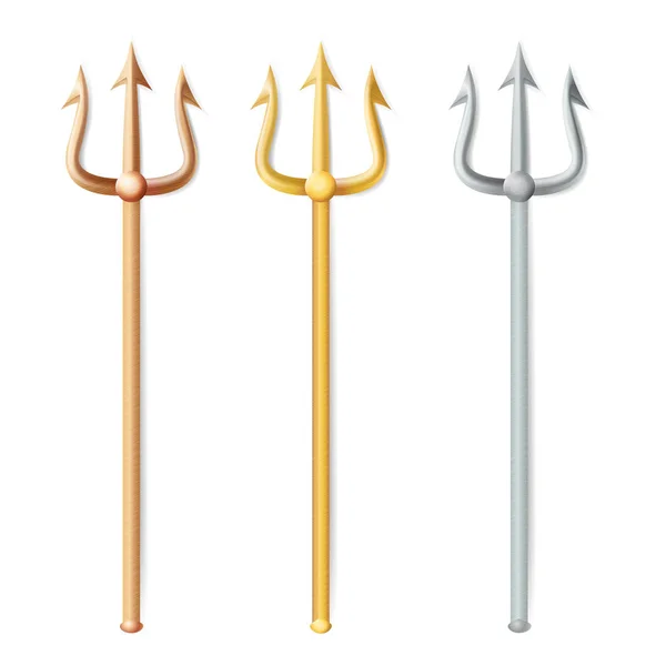 ᐈ Gold tridents stock vectors, Royalty Free gold trident | download on ...